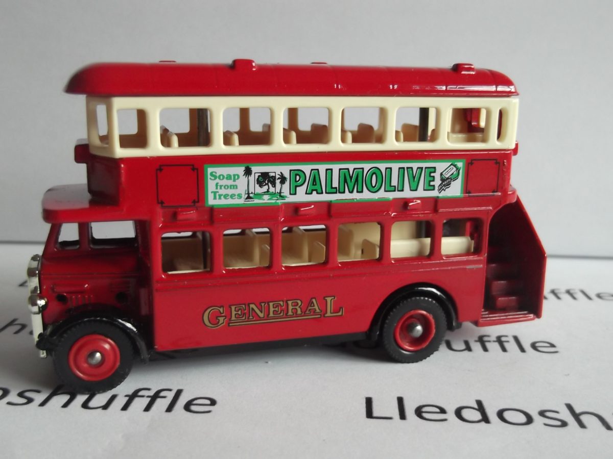 DG15023, AEC Regent Double Deck Bus, General, Palmolive Soap – Lledoshuffle