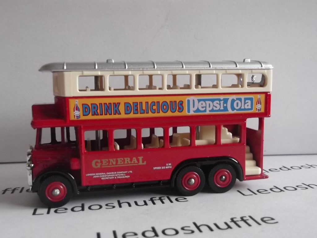 DG49009, AEC Renown Double Deck Bus, General, Pepsi Cola – Lledo Models