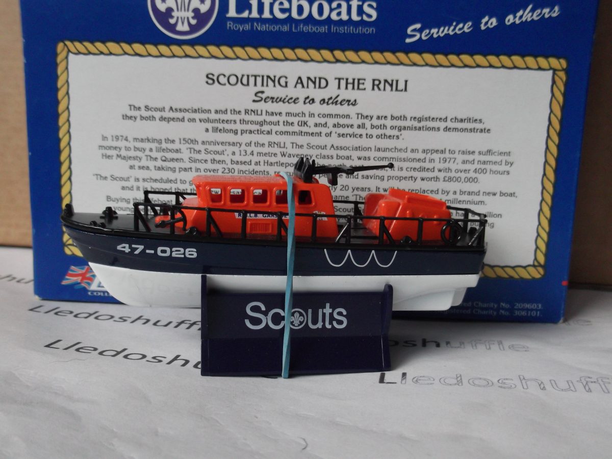 PM116, 47-026 Tyne Class Lifeboat, RNLB Garside, St Davids – Lledo Models