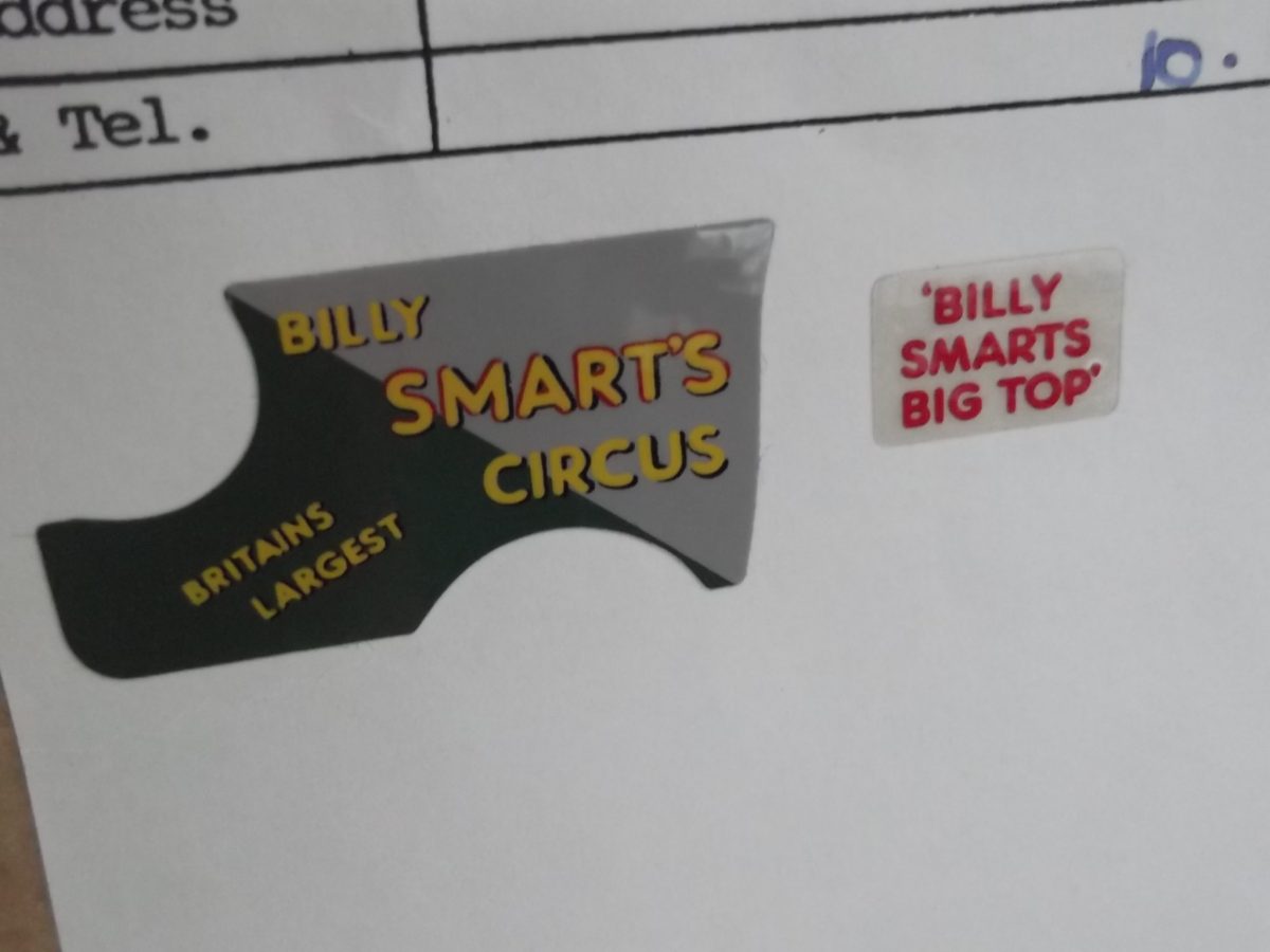 Lledo Bromides, Original Printing Design for SP50125, Billy Smart’s ...