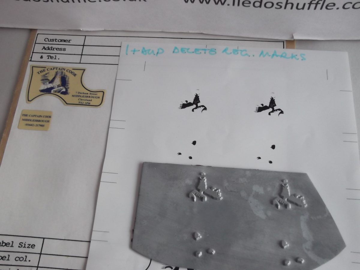 Lledo Bromides, Casting Plates and Printing Design for SP50186, The ...