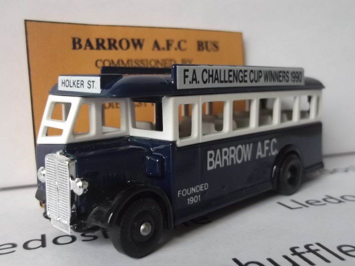 LP017, Code 3, AEC Regal Single Deck Bus, Barrow A.F.C. (Football Club ...