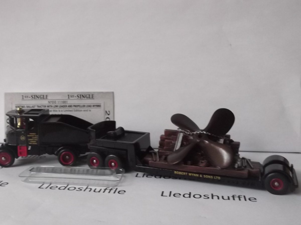 DG111001, Sentinel Ballast with Draw Bar Low Loader, Robert Wynn & Sons Ltd – Lledo Models