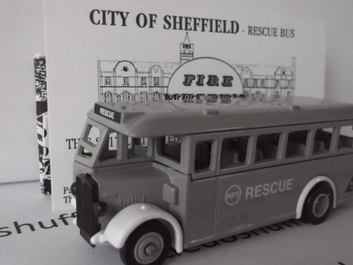 SP17051, AEC Regal Single Deck Bus, NFS Rescue, City of Sheffield ...