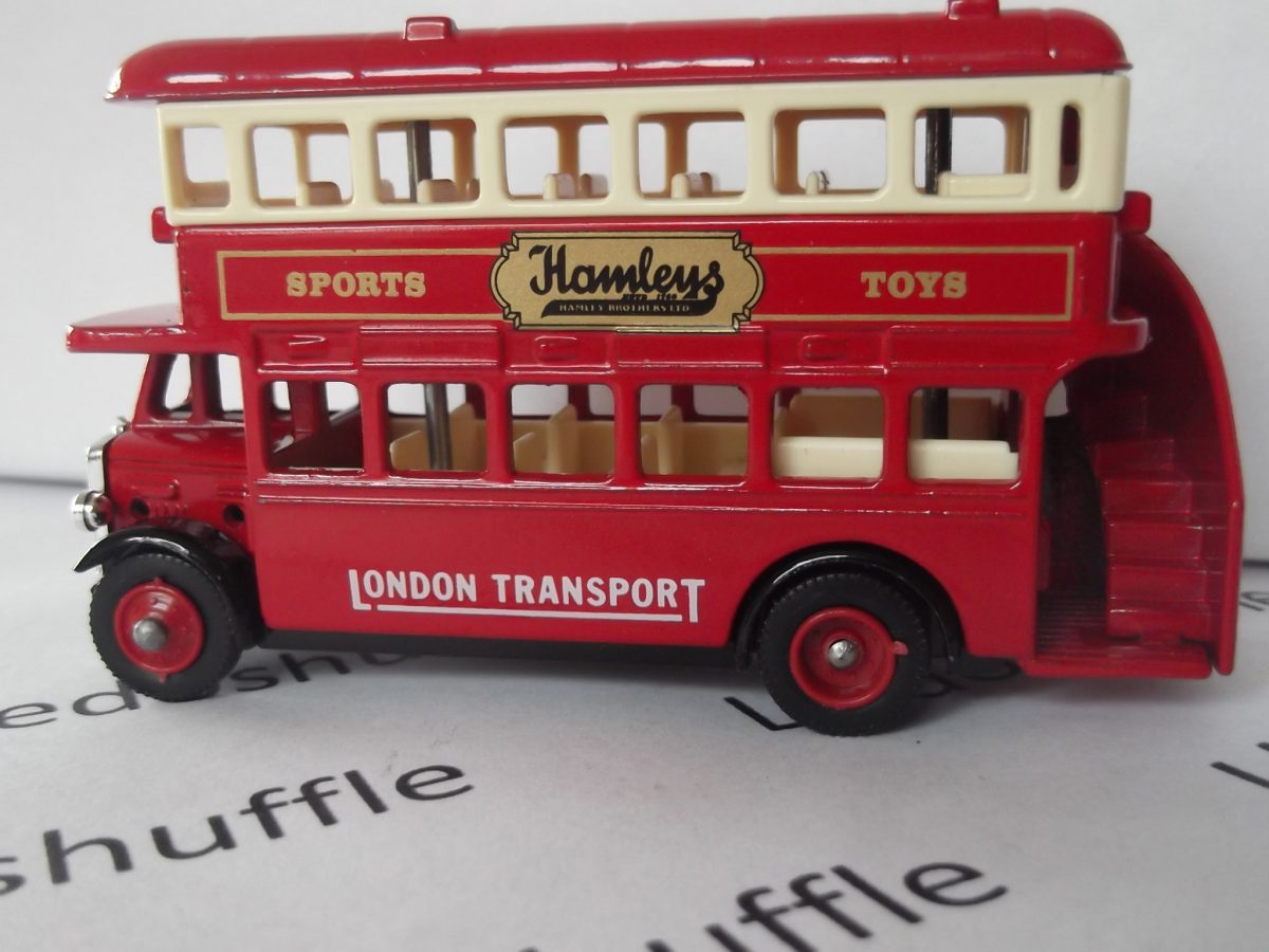 DG15022, AEC Regent Double Deck Bus, London Transport, Hamleys Sports ...