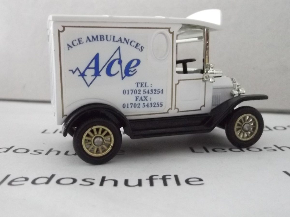 PV006125, Code 3, Model T Ford Van, ACE Ambulances – Lledoshuffle